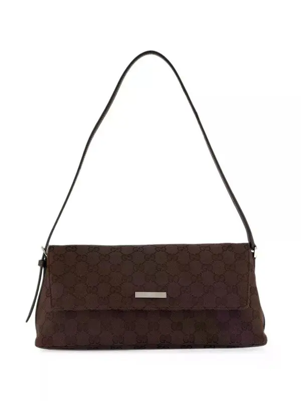 Gucci Medium Madison Gg-canvas Shoulder Bag - Brown