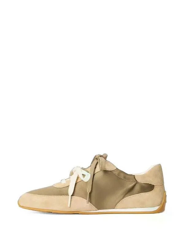 STUART WEITZMAN Bond Ruche Double-lacing Sneakers