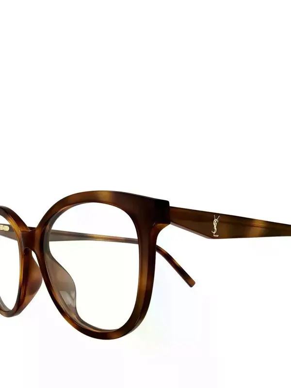 Saint Laurent Tortoiseshell-effect Cat-eye Glasses