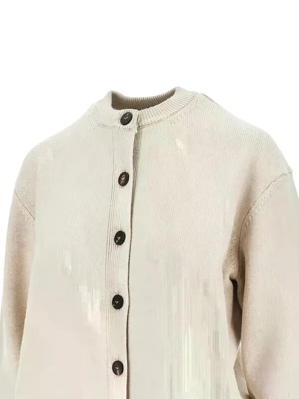 Jacquemus Button-up Crew-neck Wool Cardigan