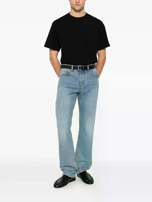 Saint Laurent Cassandre-embroidered T-shirt