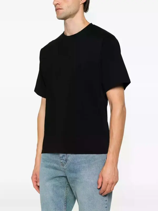 Saint Laurent Cassandre-embroidered T-shirt