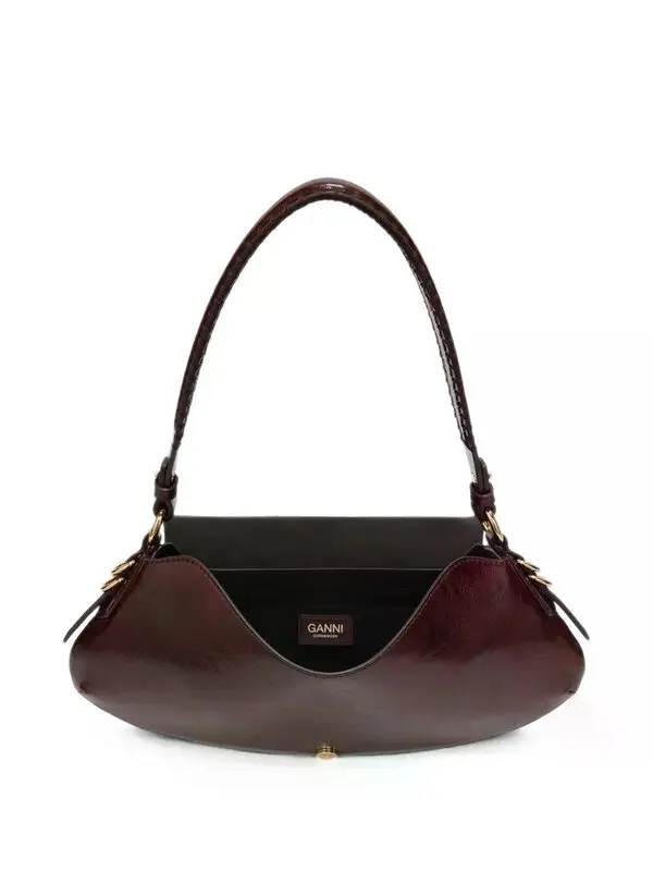 GANNI B-kat Deep-shine Shoulder Bag