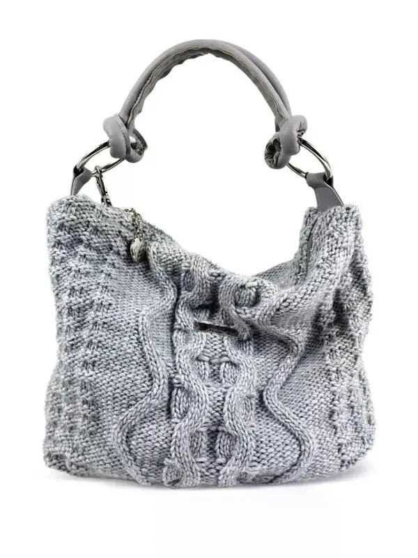 TERESA CAMBI Baraonda Cable-knit Shoulder Bag