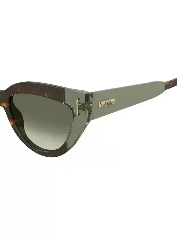 Moschino Tortoiseshell-effect Cat-eye Frame Sunglasses