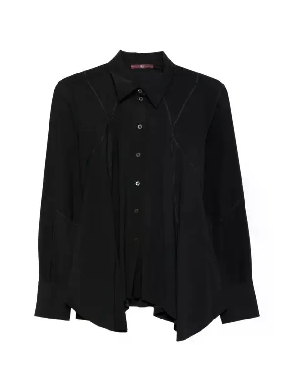 High Panelled Asymmetric Shirt