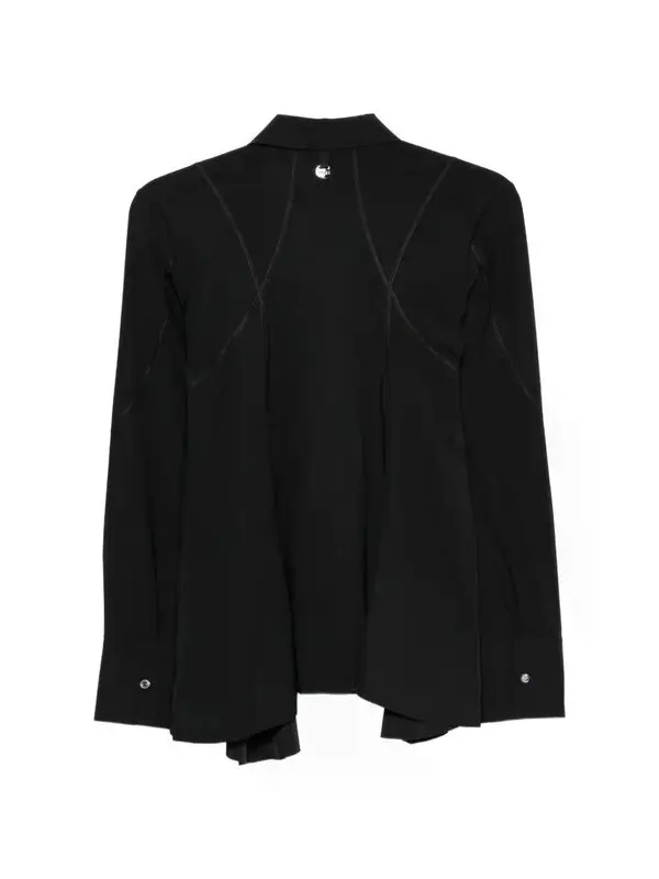 High Panelled Asymmetric Shirt