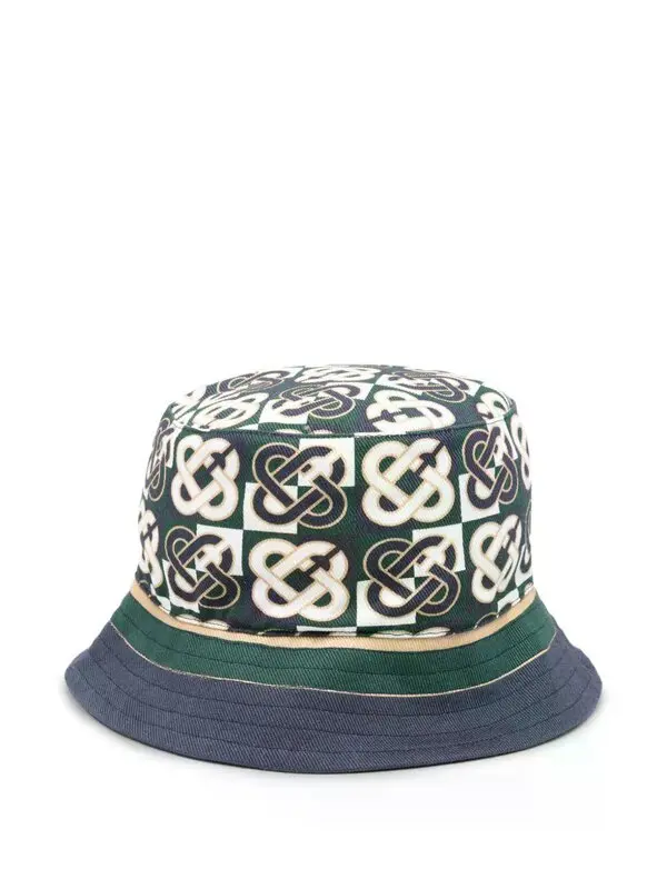 Casablanca Monogram-print Bucket Hat