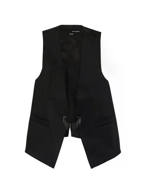 Isabel Benenato Chain-link-embellishment Waistcoat