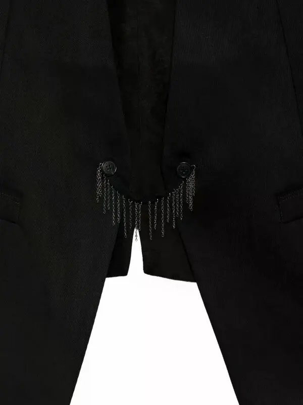 Isabel Benenato Chain-link-embellishment Waistcoat