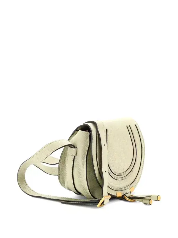 Chloé Marcie Leather Mini Crossbody Bag - Green