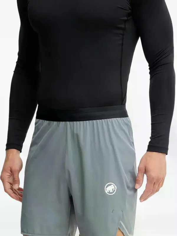 MAMMUT Aenergy Tr Logo-print Side-slit Shorts