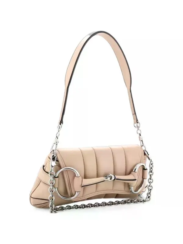Gucci Horsebit Chain Vertical Quilted Leather Small Shoulder Bag