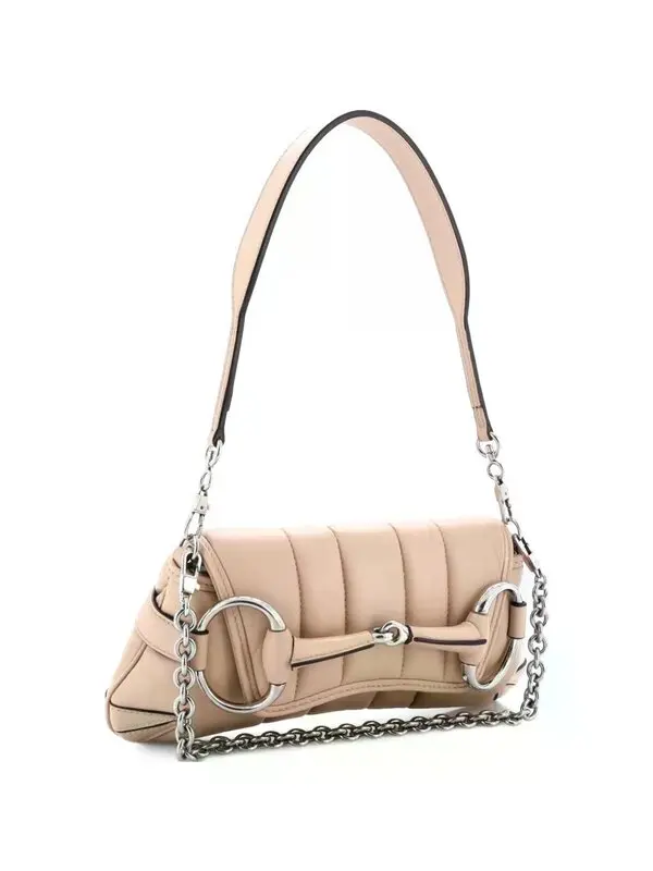 Gucci Horsebit Chain Vertical Quilted Leather Small Shoulder Bag