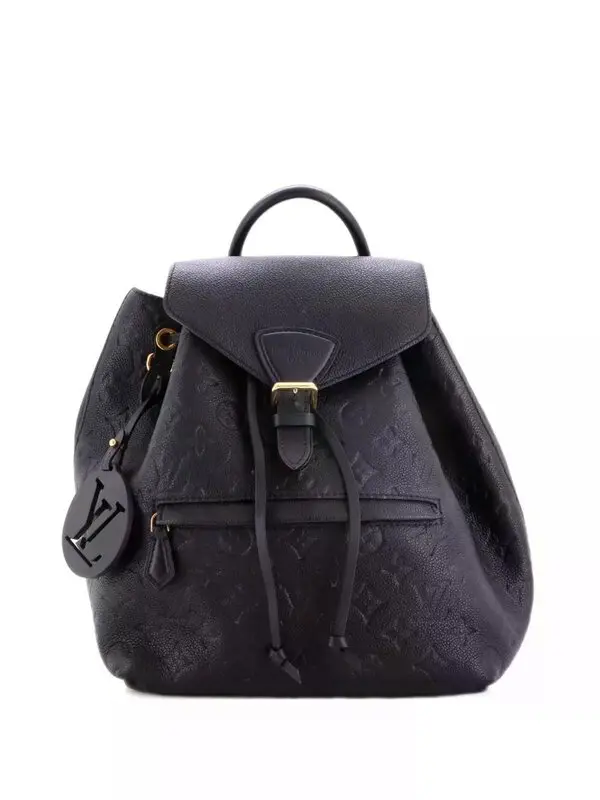 LOUIS VUITTON Montsouris Nm Monogram Empreinte Leather Pm Backpack