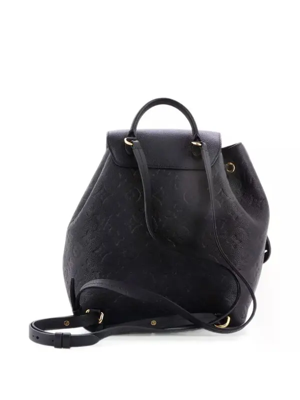 LOUIS VUITTON Montsouris Nm Monogram Empreinte Leather Pm Backpack