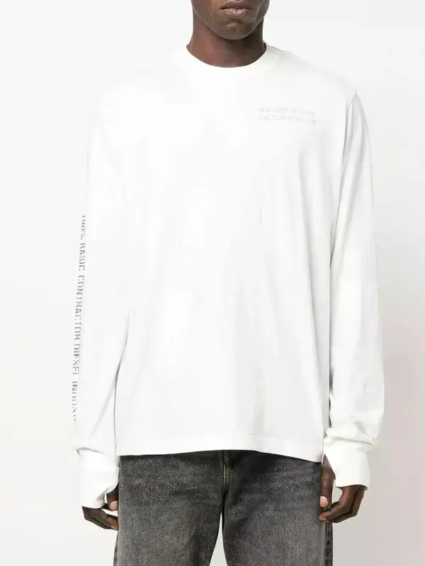 DIESEL® Logo Long-sleeve Top