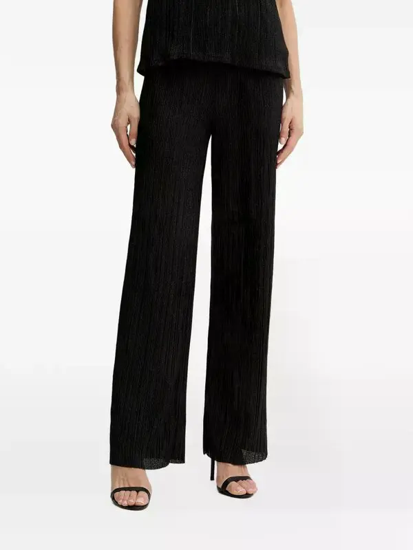 MORGAN Pleated Wide-leg Trousers