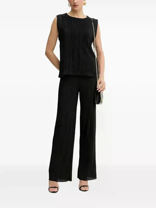 MORGAN Pleated Wide-leg Trousers