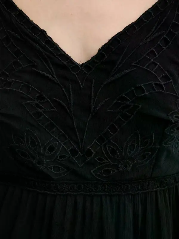 MORGAN Broderie-anglaise Tiered Maxi Dress