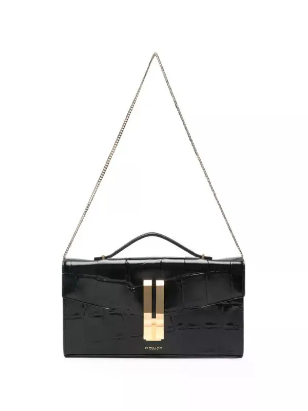DEMELLIER Vancouver Croc-effect Clutch Bag