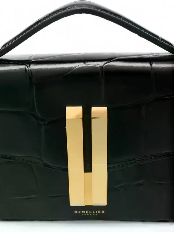 DEMELLIER Vancouver Croc-effect Clutch Bag