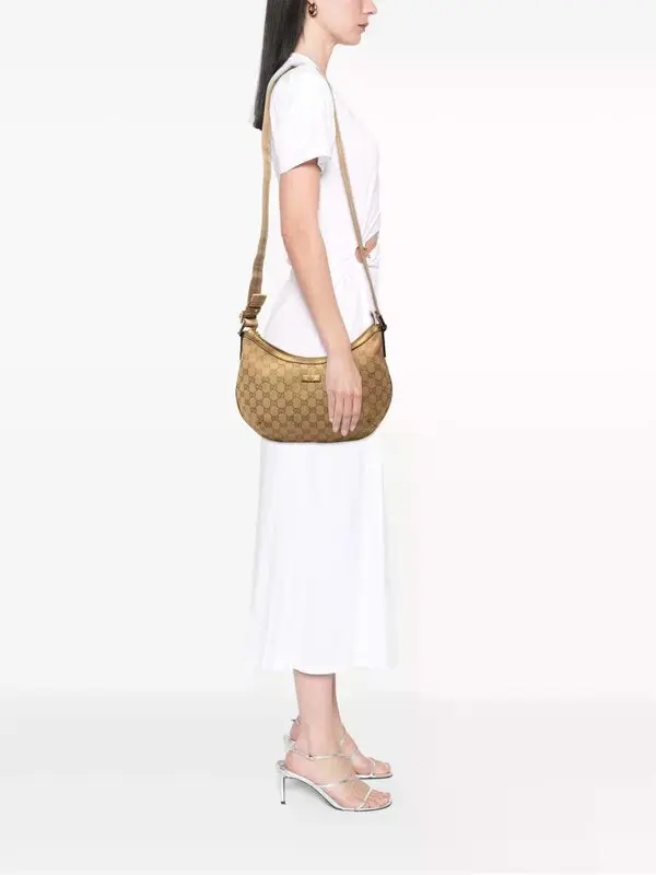 Gucci 2000-2015 Gg Canvas Web Crossbody Bag - Neutrals