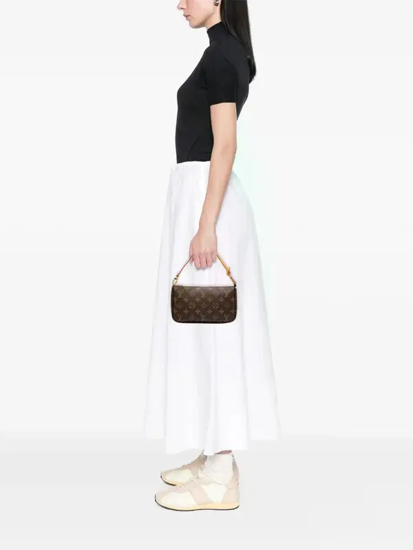 LOUIS VUITTON 2001 Monogram Pochette Accessoires Shoulder Bag