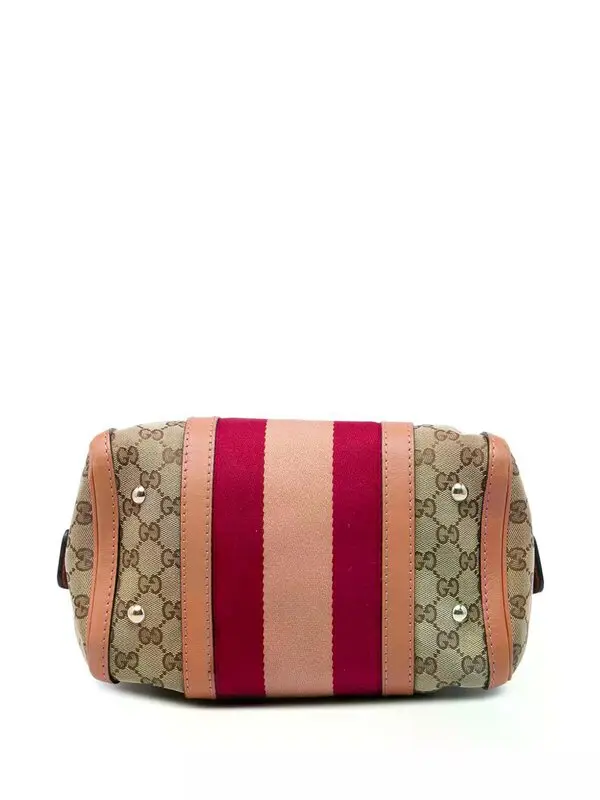 Gucci 2016-2026 Small Gg Canvas Web Joy Boston Bag Satchel