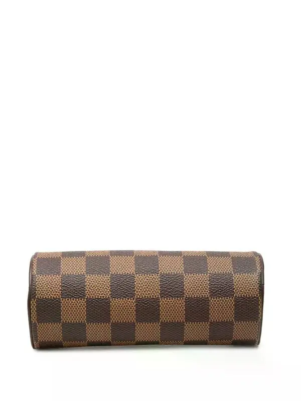 LOUIS VUITTON 1990-2010 Damier Ebene Papillon Pochette Handbag
