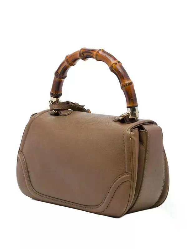 Gucci 2016-2026 Medium Calfskin New Bamboo Satchel
