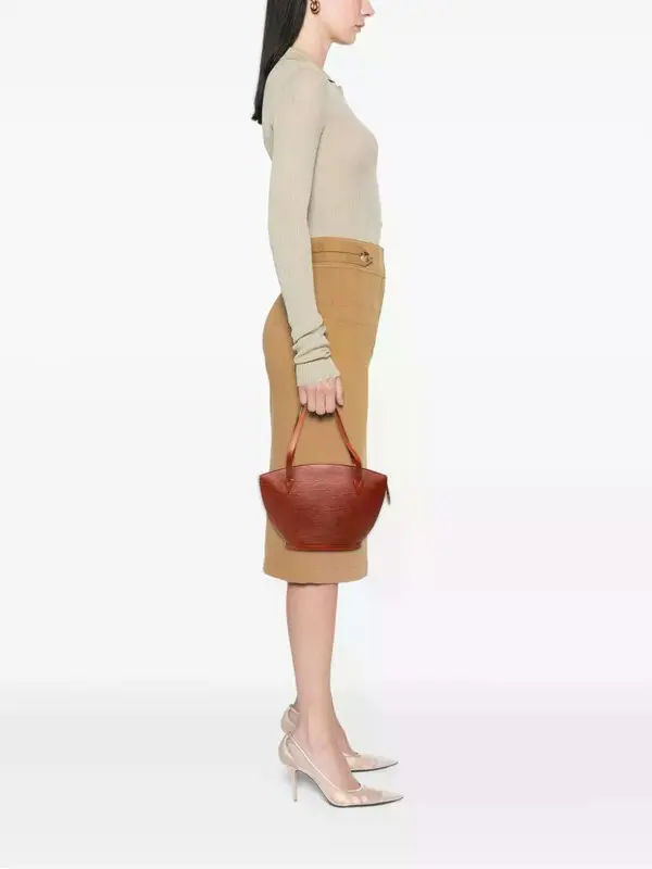 LOUIS VUITTON 1995 Epi Saint Jacques Gm Long Strap Shoulder Bag