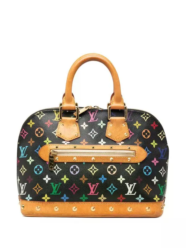 LOUIS VUITTON 2003 Monogram Multicolore Alma Pm Handbag - Black
