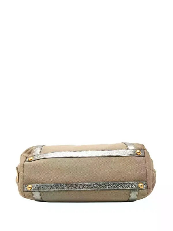 Prada 2000-2013 Canvas Canapa Logo Tote Bag