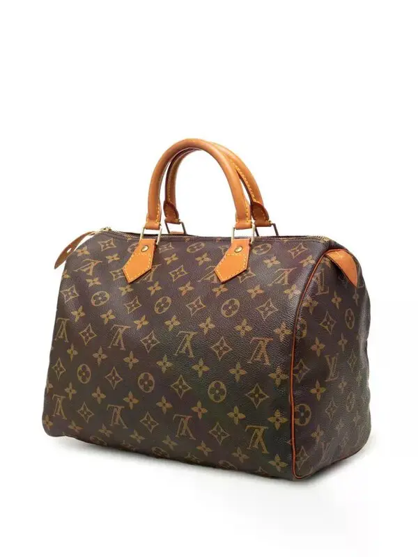 LOUIS VUITTON 1999 Monogram Speedy 30 Boston Bag - Brown