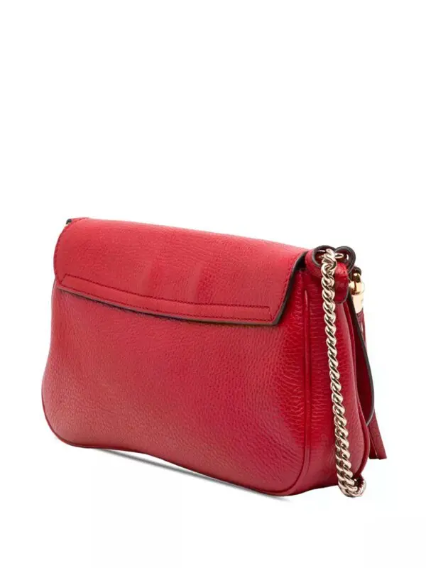 Gucci 2016-2026 Medium Calfskin Soho Chain Flap Crossbody Bag