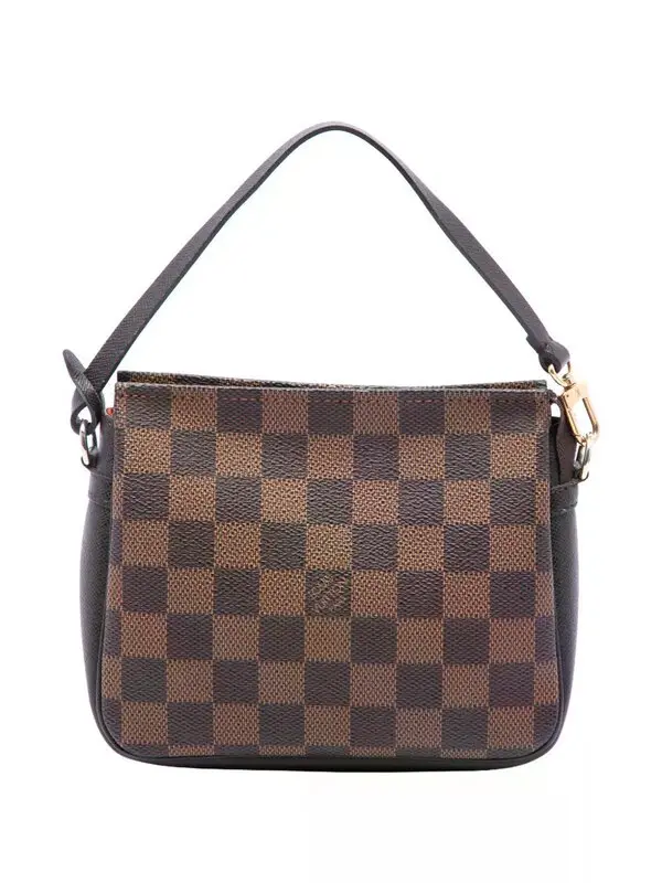 LOUIS VUITTON 1999 Damier Ebene Trousse Pochette Handbag