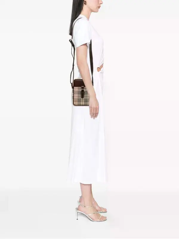 Burberry 2000-2017 House Check Canvas Crossbody Bag