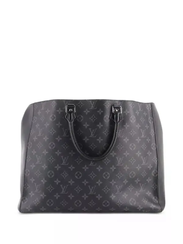 LOUIS VUITTON Grand Sac Bag Monogram Eclipse Canvas Tote Bag