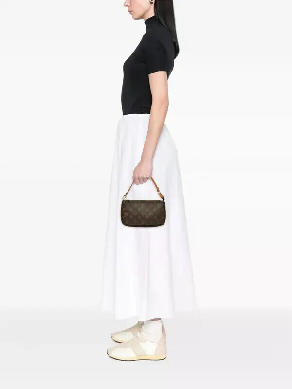 LOUIS VUITTON 2003 Monogram Pochette Accessoires Shoulder Bag