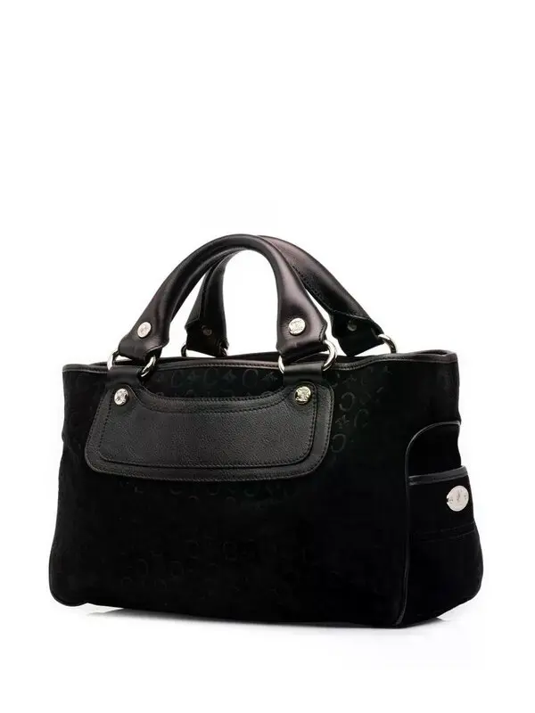 Celine 2010 C Macadam Suede Boogie Handbag