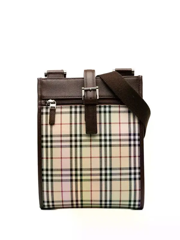 Burberry 2000-2017 House Check Canvas Crossbody Bag