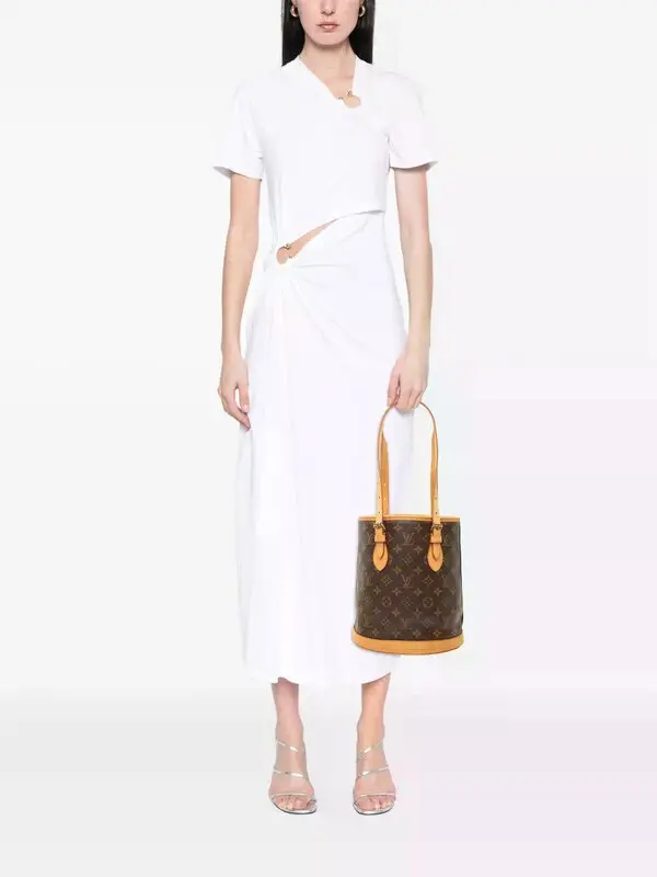 LOUIS VUITTON 2003 Monogram Petit Bucket Bag