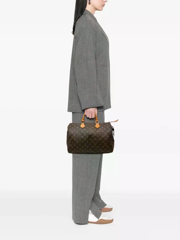 LOUIS VUITTON 1998 Monogram Speedy 35 Boston Bag