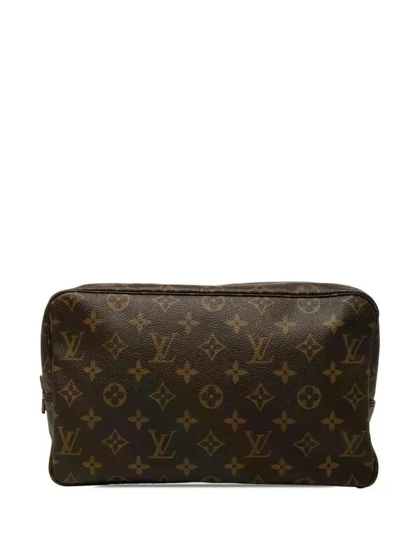 LOUIS VUITTON 1987 Monogram Trousse Toilette 28 Clutch Bag