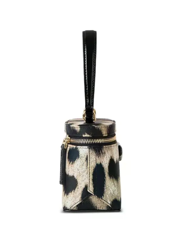 Givenchy Antigona Vanity Bag In Leopard Jacquard With Chain