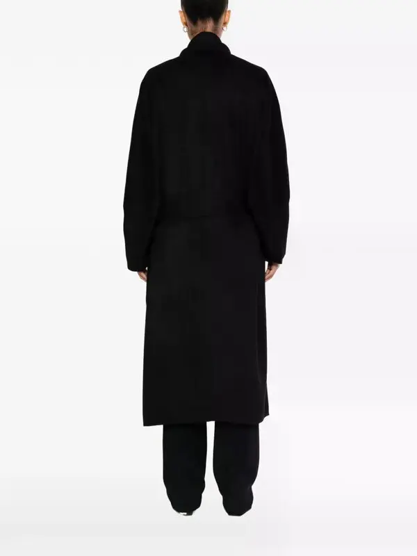 YEAREAST Belted Shawl-lapel Coat