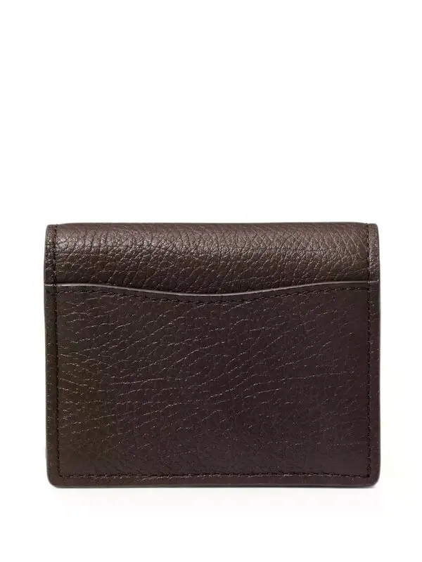 Michael Kors Logo-plaque Pebbled Leather Wallet