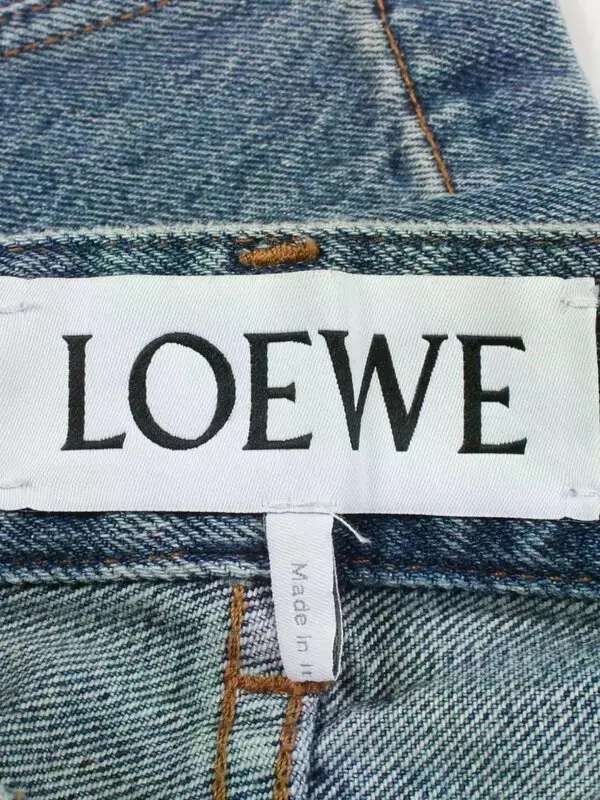 Loewe 2010s Anagram Barrel Jeans