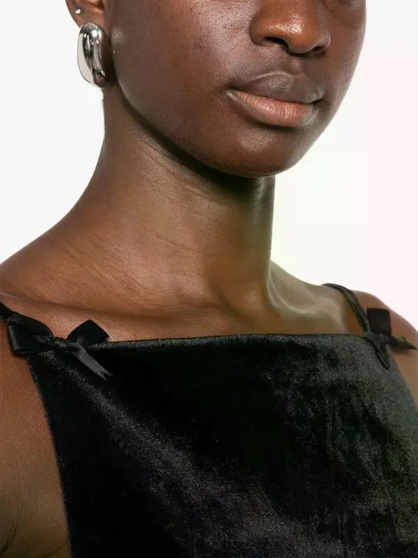 SELF-PORTRAIT Velvet Peplum Top